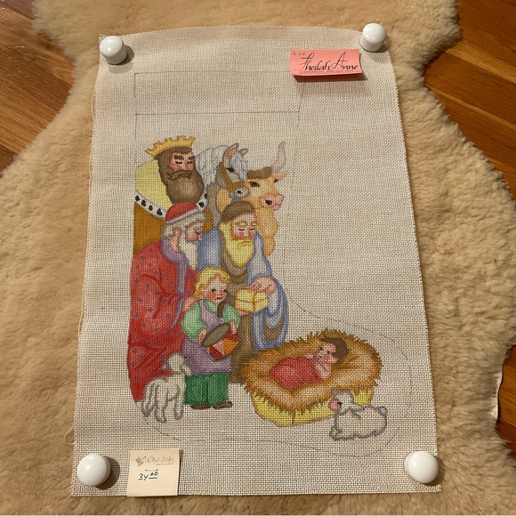 Sheilah Anne | Office | Vintage Sheilah Anne Hand Painted Nativity ...